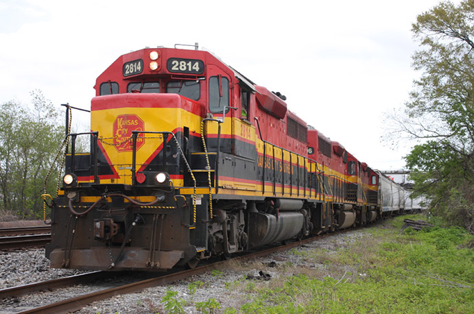 WP GP40 3510 as KCS 2814 BB LF