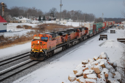 BNSF 7632 East.