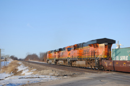 The unknown BNSF westbound went by my photo location.
