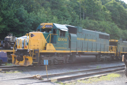 Reading and Northern SD38 2004, ex. Grand Trunk Western 6254, nee Detroit, Toledo and Ironton ...