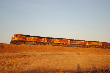 BNSF 5367 West just a few miles west of Vaughn.