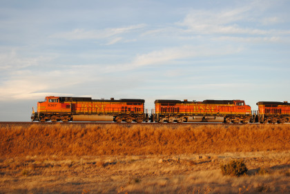 BNSF 5367 West just a few miles west of Vaughn.