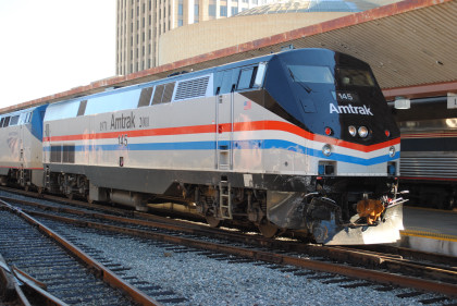 My first two views of Amtrak P42DC 145.