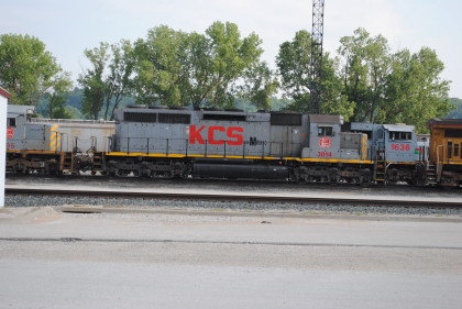 Kansas City Southern de Mexico SD40 3014, ex. Transportacion Ferroviaria Mexicana 1327, exx ...