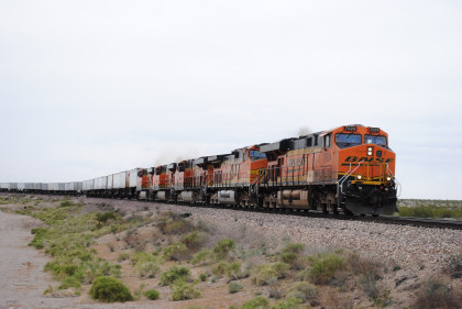 BNSF 7524 East near Homer.