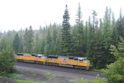 Union Pacific 4934 West between Mecham and Kamela.