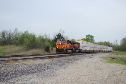 BNSF 7278 West at Banner Road.