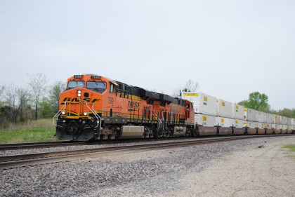 BNSF 7278 West at Banner Road.