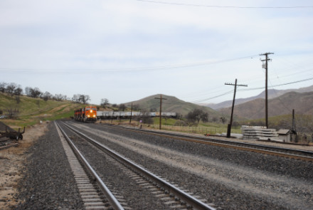 BNSF 7063 East waits at Bealville.
