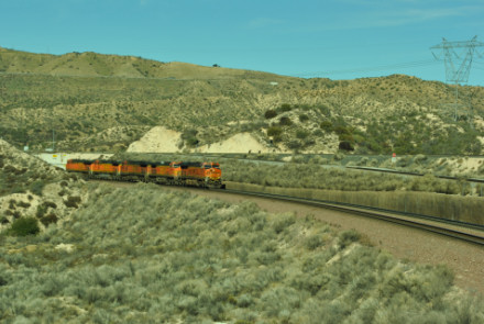 BNSF 4096 West at CP Silverwood.