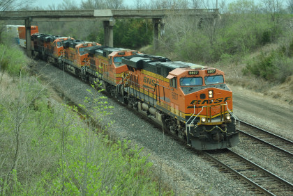 BNSF 6607 West.