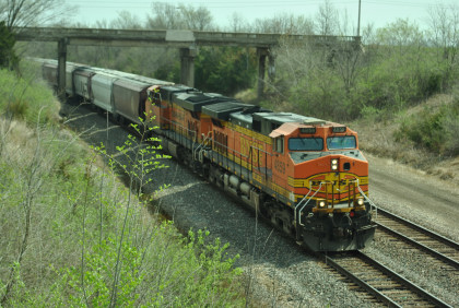 BNSF 7420 East went through here next.