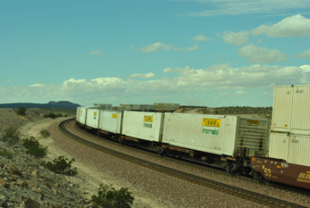 BNSF 6660 West just east of Lavic. The two of us drove to Pisgah and the paved road but the ...