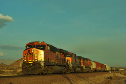 BNSF 7096 West. From here we went to Bagdad.