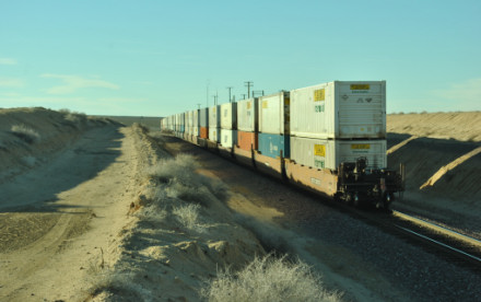 BNSF 4383 West. From here we drove east to Lake Harper Road hoping for another train before sunset.