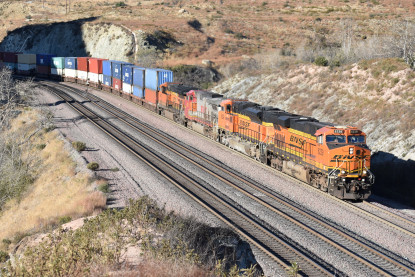 BNSF 6239 East with BNSF C44-9W 786 in the consist.