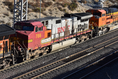 BNSF 6239 East with BNSF C44-9W 786 in the consist.