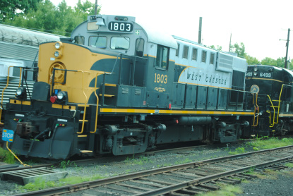 West Chester RS-18 1803 built in 1957 by Montreal Locomotive Works as Canadian Pacific Railway 8762.