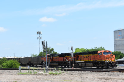 BNSF 6539 with Ferromex SD70ACe 4048 came back north by our location.
