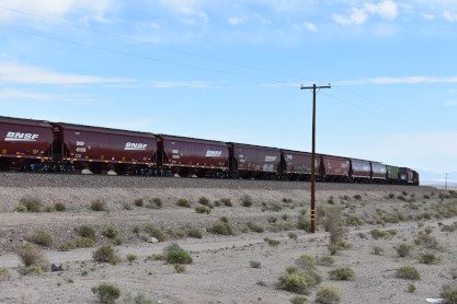 BNSF 7241 West at East Siberia. We next headed to Cadiz.