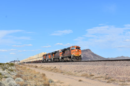 BNSF 7769 West near Goffs.
