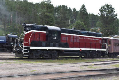 Black Hills Central Railroad GP9 63, ex. Progressive Rail 63, exx. Chillicothe Brunswick 63 ...