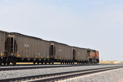 BNSF 9045 East along Hilight Road.