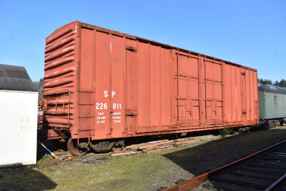 Southern Pacific box car 226011 built by Food Machinery Coparation in 1969, and rebuilt in 1984 ...