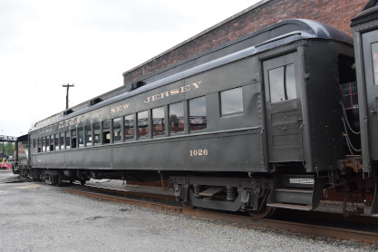 Central Railroad of New Jersey suburban coach 1026 built by American Car and Foundry in 1923.