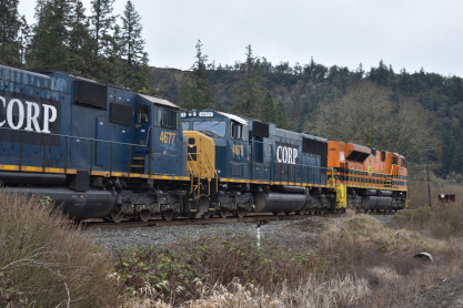 Central Oregon and Pacific Railroad SD70M 4675, ex CSX 4675, Electro-Motive Division ...