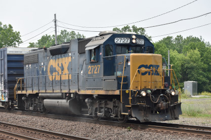 CSX local 2727 East rumbled through Marion.