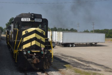 Indiana Northeastern GP30 2230, ex. Larry's Truck and Electric 2230, exx. Conrail 2230, exxx ...