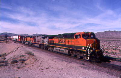 The BNSF 970 East descends through Java. 2/13/1999