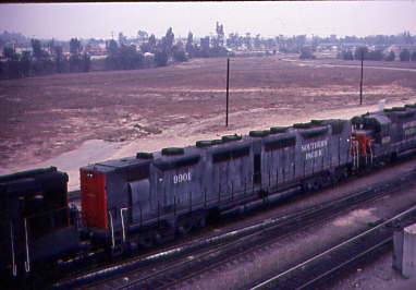 SP DD-35B 9901 at West Colton in 1976.