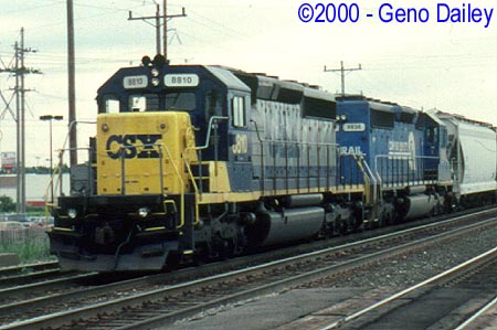 CSX #8810 - EMDSD40-2