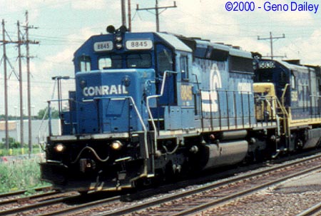 CSX #8845 - EMDSD40-2
