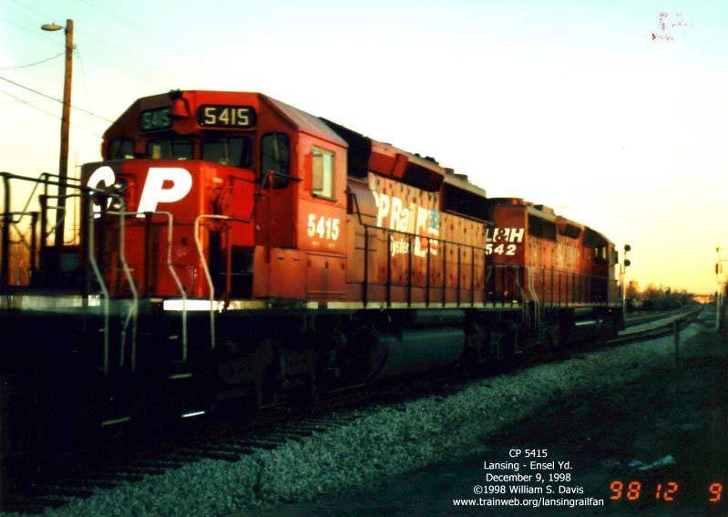 CP 5415 - Ensel Yard, December 9, 1998
