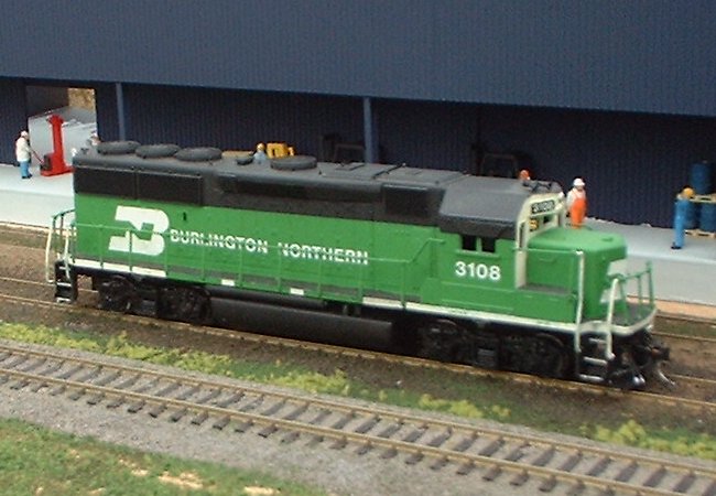 Athearn GP50, most details added but needs backdating to white stripes on nose.