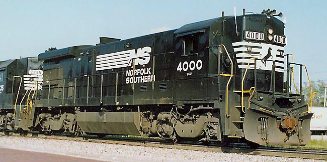 NORFOLK SOUTHERN LOCOMOTIVES 3000 to 4999