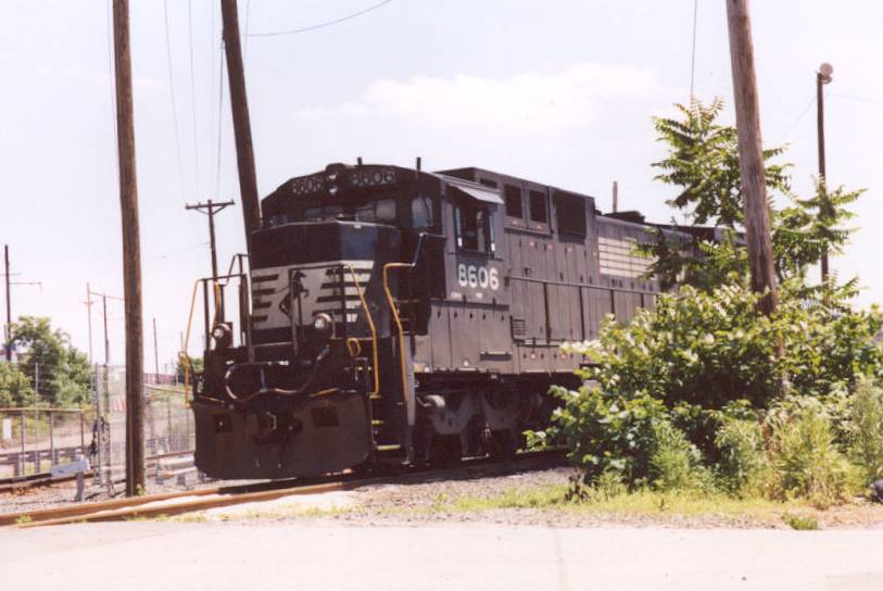 NS C39-8 8606 near Doremus Avenue.