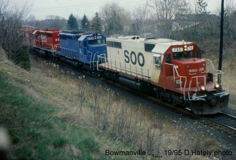 SOO_765_CR_604_5491 westbound April 19, 1995