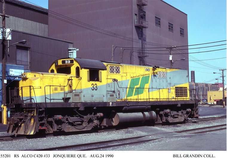 33 acq. 8/1977 (ex LIRR 209) C-420 Alco 84780 3/1974