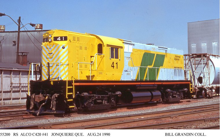 41 acq. 1979 (ex LIRR 211) C-420 Alco 84782 4/1964 Last of 9 Alco C-420 units acquired from Long ...