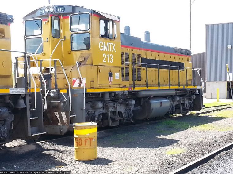 GMTX 213 leased 6/2014. (ex UPY 1346 , ex UP 1346 , nee MP 1546 ) MP15DC EMD 74791-2 1/1975