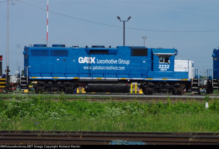 GMTX 2232 leased 6/2014. (ex EMDX 804 , CR 8004 , nee PC 8004 ) GP38-2 EMD 7354-65 8/1972