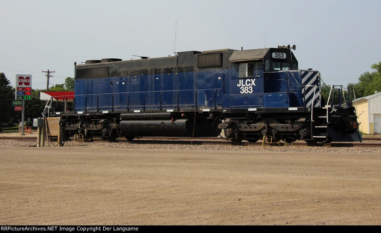 JLCX 383 acq. 10/2014 (ex SRY 383 nee BCH 383) SD38-2 EMD 71606-1 12/1972