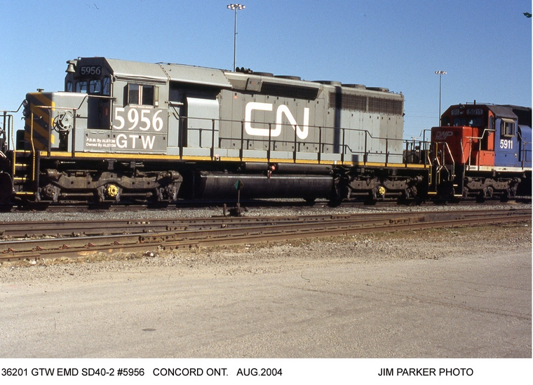 Ex KCS 6639 nee CN 5205 SD40 DD-GM A2522 9/1971
