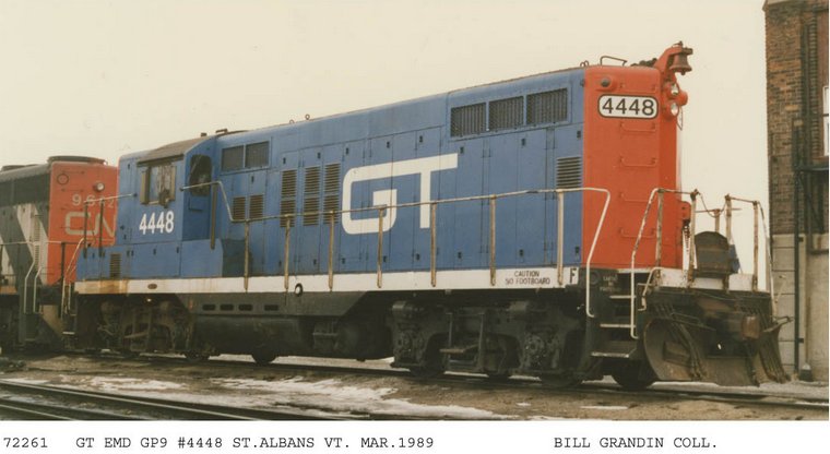 GT 4448 note missing DB blister! Compare to 4446 above. All part of 4442-4450 order.