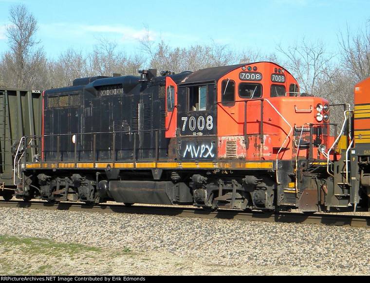 MVPX 7008 ex CN 7008 nee 4522 GMD A997 12/1956 Enroute at Tulsa, OK 3/04/2012