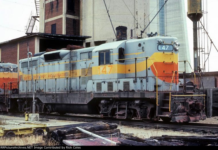 151_174 (also 149_165_176) sold 6/1991 Century Locomotive Parts (D). St.Luc June 25/1991